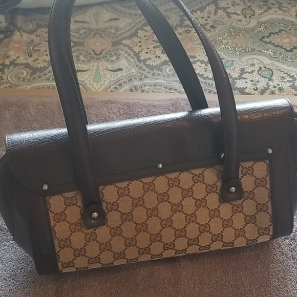 Gucci | Bags | Gucci Print Hot Dog Purse | Poshmark